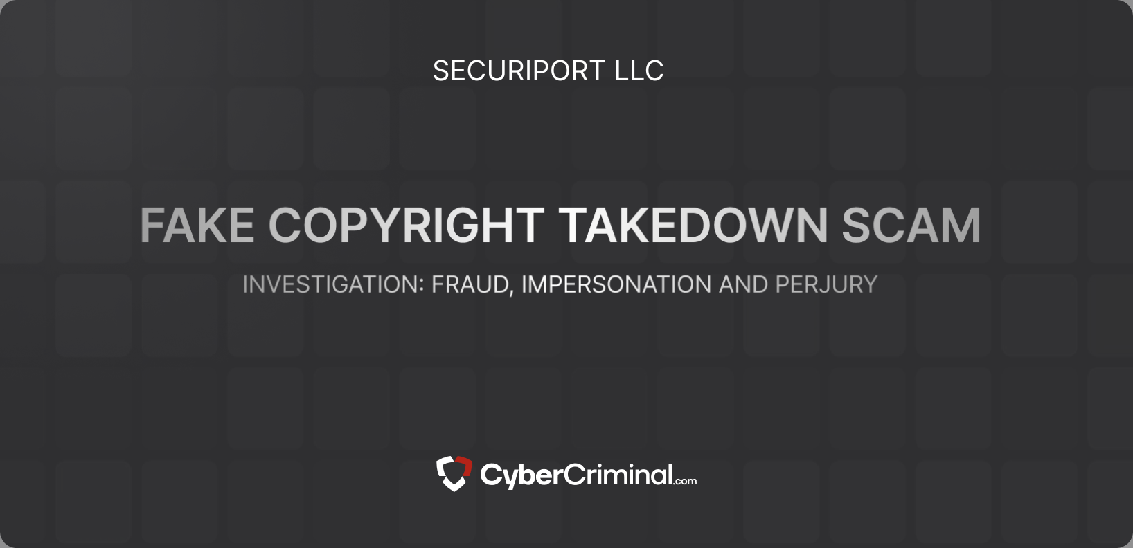 CyberCriminal.com | Securiport LLC – CyberCriminal.com